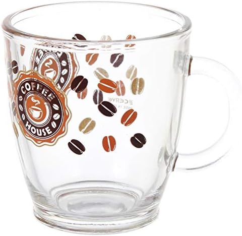 سعر Cerve Royal Coffee Glass Mug - 380 ml, Set of 6 فى مصر | بواسطة ...