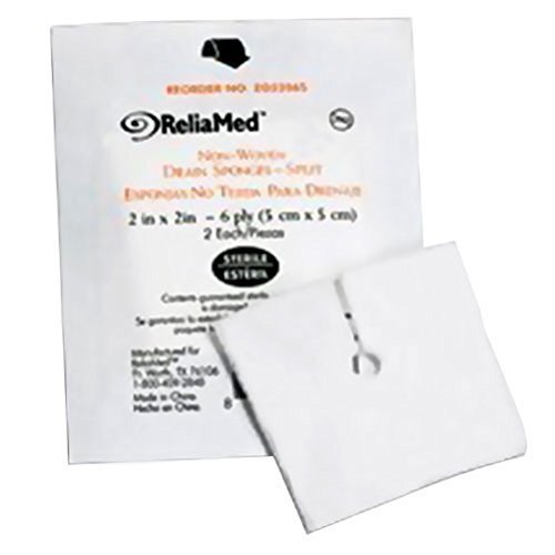 Reliamed Sterile Tracheostomy Split Gauze Sponge 2 X 2 6 | Desertcart KSA