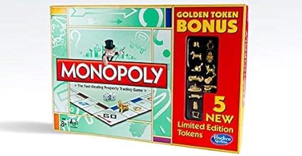 Monopoly Golden Token Bonus Edition, Board Games - Amazon Canada