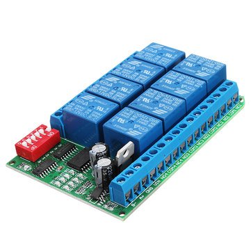Buy Remote Control Relay Module Automotive Relay Module - 8 Channel DC ...