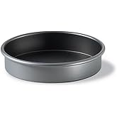 Amazon.com: E-far 9 Inch Square Cake Pan Set of 2, Nonstick 9x9 Baking ...