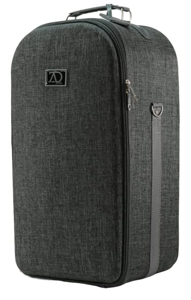 Adolfo Design Extra Large Wig Travel Box with Top Handle, Shoulder ...