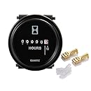 Amazon.com: Runleader RL-HM009 DC 6-80V hour meter round timer, mechanical timer Professional ...