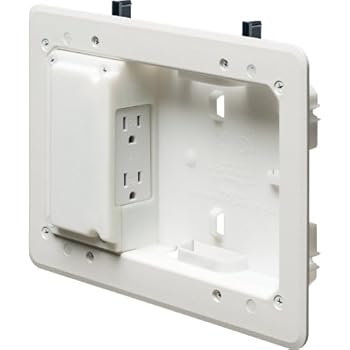 Leviton 47617-HPC High Profile Cover for Recessed Entertainment Box ...