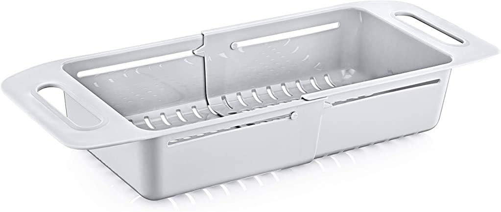 Amazon.com: BOXUP Extendable Colander, Over The Sink Colander Strainer ...