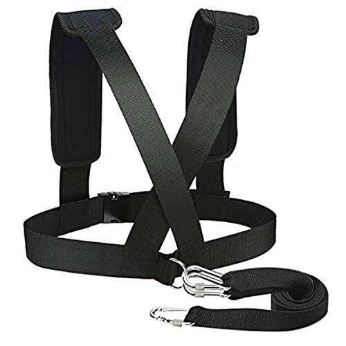 CSTHEN Sled Harness Tire Pulling Harness Pull Strap with Reinforced ...