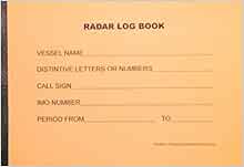 Radar Log book: Maritime Printing: 8526867508050: Amazon.com: Books