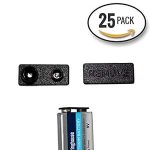 Amazon.com: 9 Volt Protective Battery Cap (25 Count) for Safe Storage ...