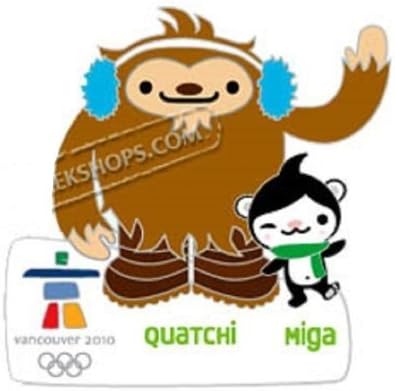 Amazon.com: Vancouver 2010 Mascots Quatchi and Miga Pin: Clothing