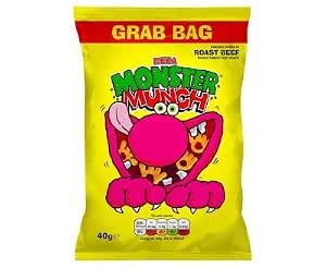Amazon.com: Mega Monster Munch Grab Bag Roast Beef Flavour Baked Corn ...