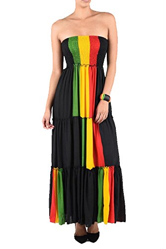 Rasta Dress Styles Red Gold Green and Black Rastaseed.com
