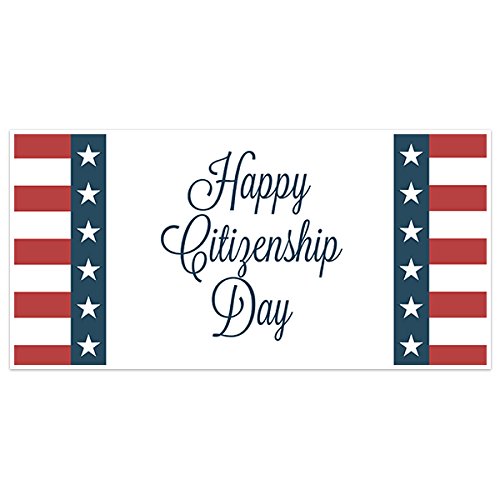 Amazon.com: Happy Citizenship Day Celebration Banner: Handmade