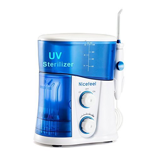 Nicefeel Oral Irrigator Water Flosser UV Sterilizer 1000ml High-volume ...