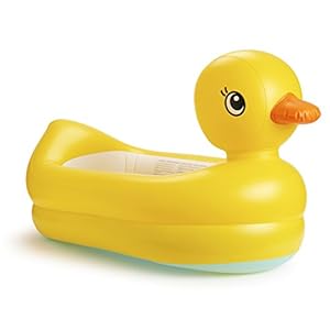 Munchkin White Hot Inflatable Duck Tub: Amazon.co.uk: Baby