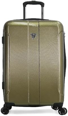 GUESS Classic Luggage Set with Spinner Wheels for All Tastes (Army, 28 ...
