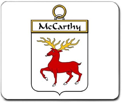 Amazon.com : McCarthy Family Crest Coat of Arms Mouse Pad : Clothing