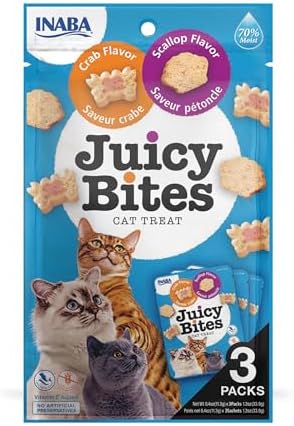 INABA Juicy Bites Scallop & Crab Flavor 3x11.3g price in Saudi Arabia ...