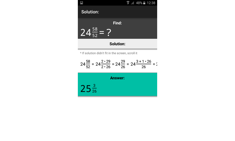 Amazon.com: Fraction Calculator Plus Free: Appstore for Android