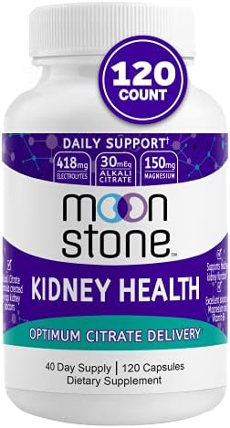 Moonstone Nutrition Kidney Health Capsules - Daily Kidney Supplement ...