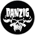 Amazon.com: Danzig - Black Demon Skull Logo on White Background ...