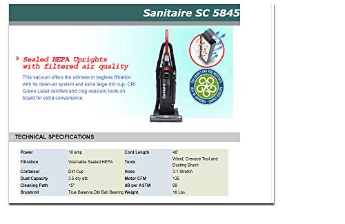 Vacuum Cleaners - Sanitaire - Page 3 - Vacuum Geek