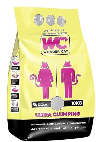 Wonder Cat Ultra-Clumping Cat Litter with Baby Powder Scent - 10 kg ...