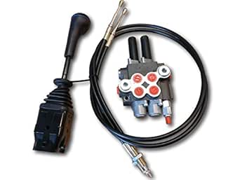 Cable Remote Control Valve kit: 2 Spool Valve 80lpm/ 21gpm + Cables ...