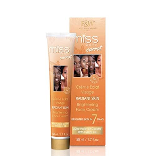 Fair and White Miss Carrot Brightening Cream for Face - 1.7 Fl oz / 50 ...