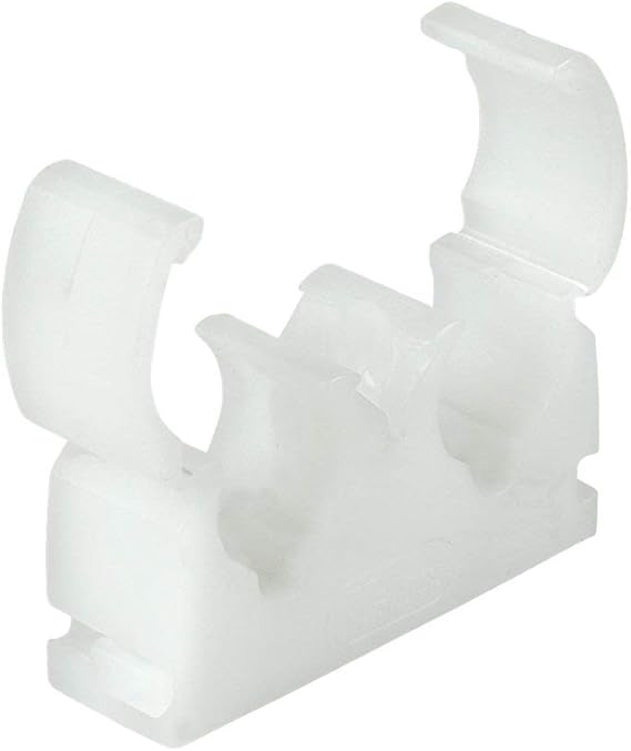 Talon Plumbing Pipe Clips for 15mm and 22mm Copper or Plastic (25, 15mm ...
