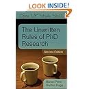 The Unwritten Rules of PhD Research (Open Up Study Skills): Marian ...