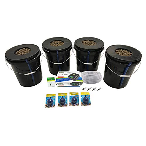 Amazon.com : Viagrow VDIY Bucket Deep Water Culture Hydroponic 4 Plant ...