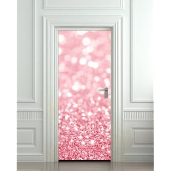 Amazon.com: GIANT Door STICKER bling glitter rose shimmer sparks ...