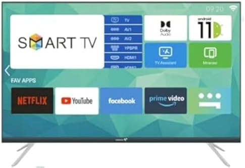 Videocon 55 Inch Smart TV 4K UHD Android 11 Google Play, Netflix, YouTube, Shahid, Built in ...