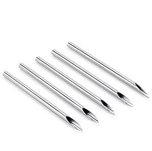 Amazon.com: ACE Needles 10 gauge Sterile Piercing Needles - 25 pcs: Beauty