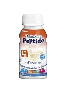 Amazon.com: PediaSure Peptide 1.0 Oral Supplement - Unflavored, Case of ...