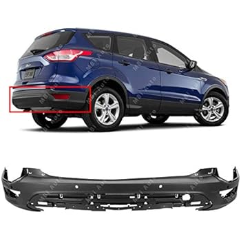 Amazon.com: Ford 2013-2017 Escape Silver Rear Lower Bumper Cover ...