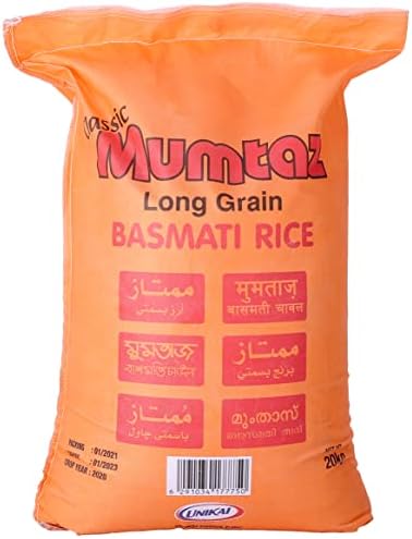 Mumtaz Long Grain Basmati Rice, 20 Kg price in UAE | Amazon UAE ...