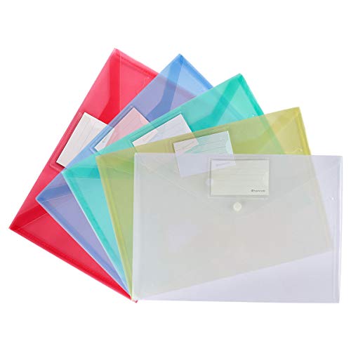 Xzyppci Plastic Envelopes Poly Envelopes, 40 Pack Clear Document ...