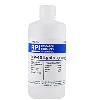 NP-40 Lysis High Salt Buffer Solution, 500 Milliliters: Amazon.com: Industrial & Scientific
