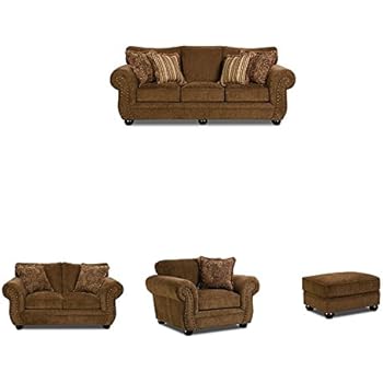 Amazon.com: American Furniture Classics 4-Piece Alpine Lodge Sofa ...