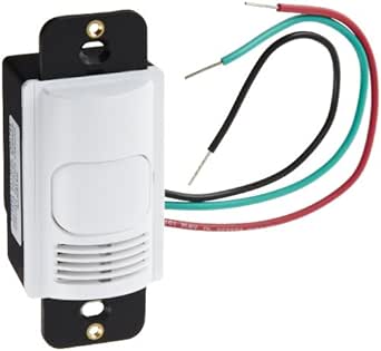 Hubbell AD1277W1N Adaptive Technology Wall Switch, Ultrasonic and ...