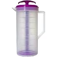 Amazon.com: JBK Pottery 2-Quart Purple Mixing Pitcher with Plunger ...