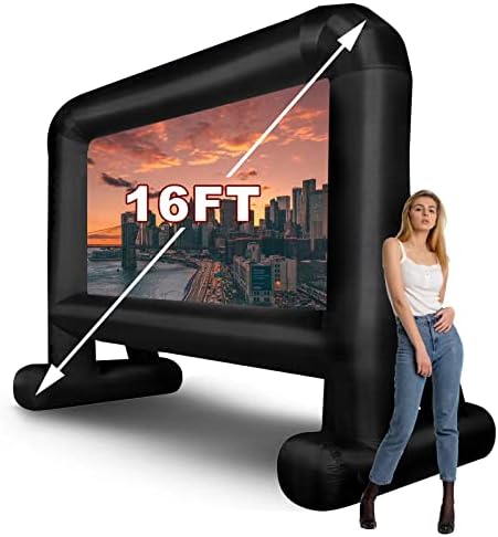 OTTARO 16 FT Inflatable Movie Screen Inflatable Projector Screen for ...