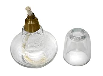 Round Glass Spirit Alcohol Burner w/Replaceable Wick: Science Lab ...