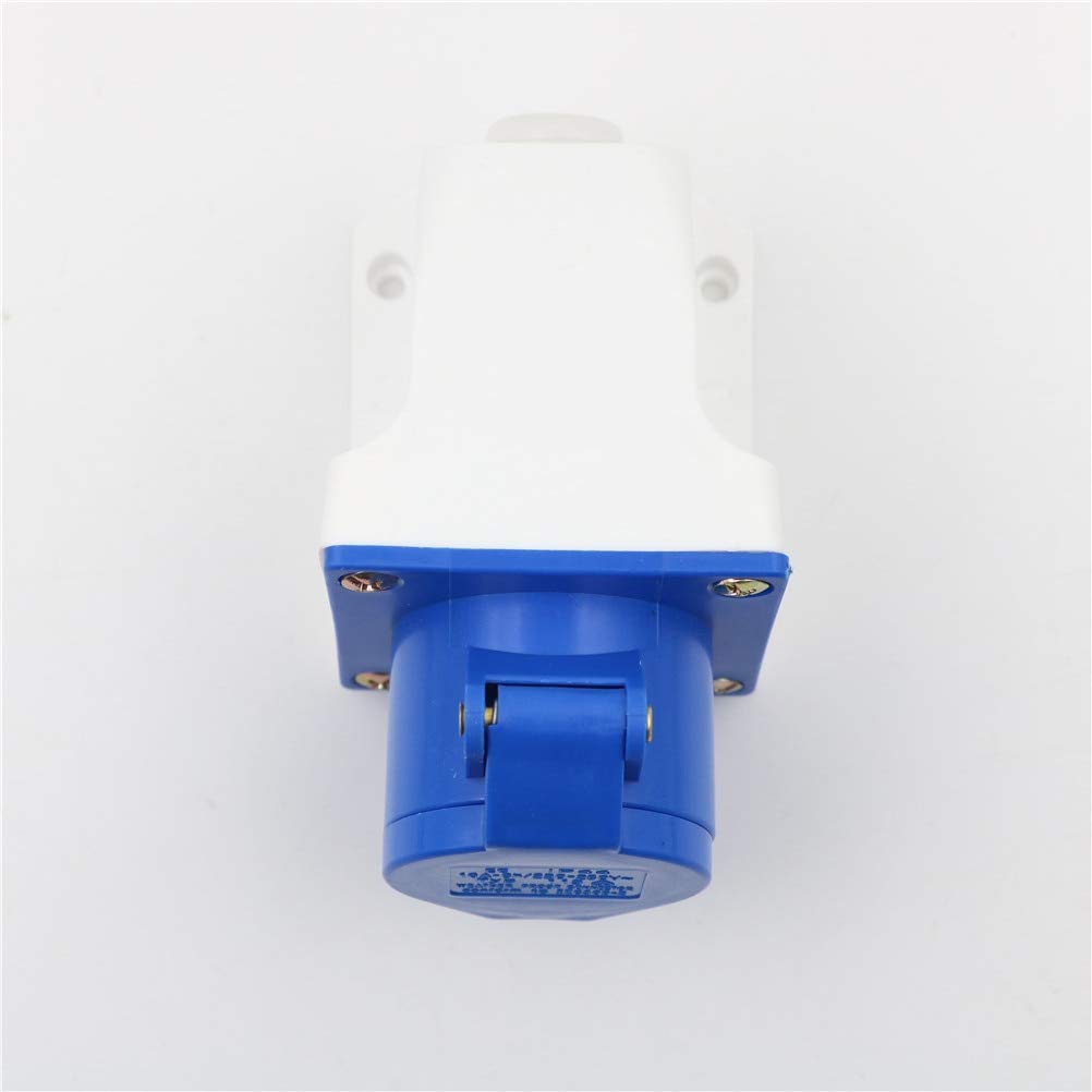 Connectors 1x Plugs Sockets Blue With White 16 Amp 16a | Desertcart Sri ...