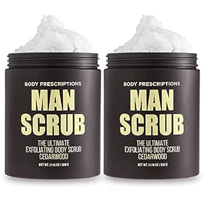 Amazon.com : Body Prescriptions Body Scrub for Men-2 Pack Ultimate ...