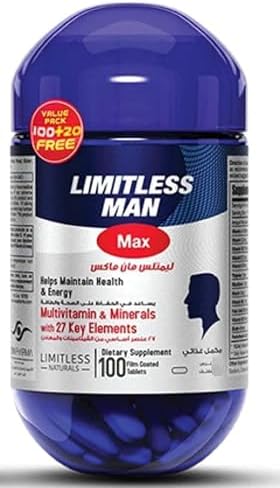 LIMITLESS MAX MAN 120 TAB price in Egypt | Amazon Egypt | kanbkam
