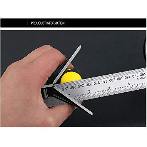 Stainless steel t square ruler Adjustable sliding combination Square ...