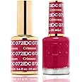 Amazon.com : DND Premium DC Gel Set (DC 072 CRIMSON) : Beauty ...