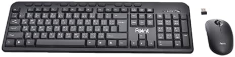 سعر Point PT-805 Plastic Large Wireless Keyboard With Wireless Mouse ...